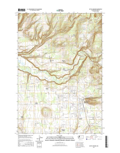 Battle Ground Washington 24k Topo Map