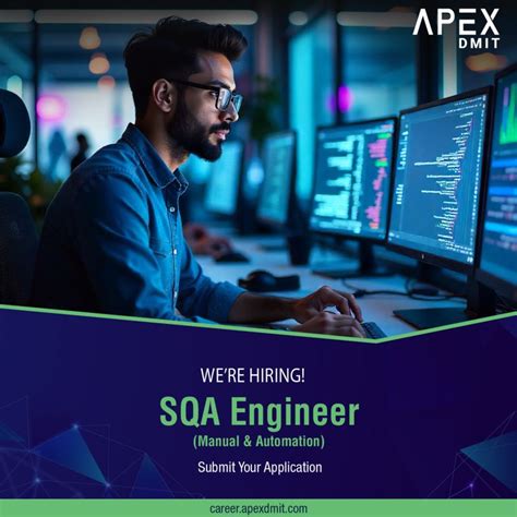 Apexdmit Wearehiring Sqaengineer Automationtesting Manualtesting Techjobs Jointheteam