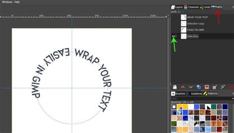 Wrap Text Around A Circle In Gimp 210 Davies Media Design