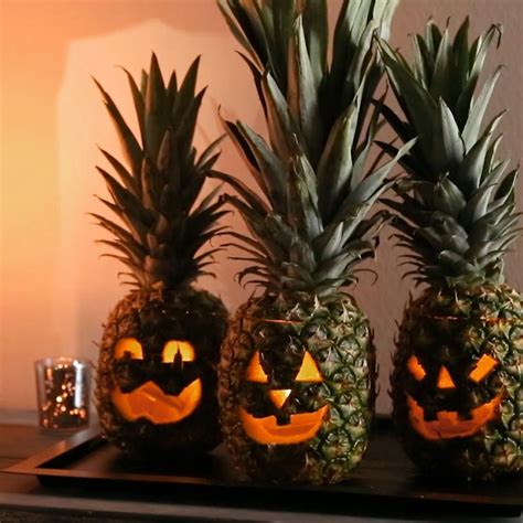 How To Carve A Pineapple Jack O Lantern For Halloween Artofit