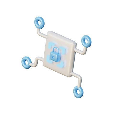 Premium Photo 3d System Security Illustration