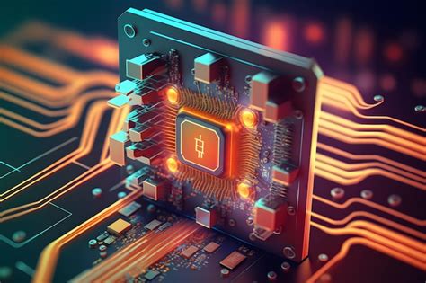 Premium AI Image A Board With Chips And A Gaming Graphics Card Processor Progressive Cooling