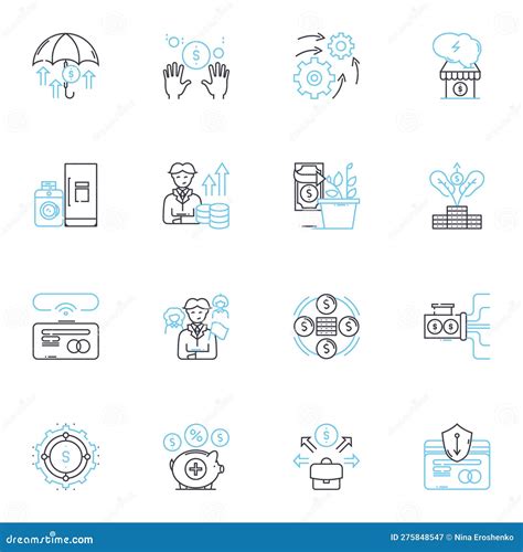 Digital Marketing Linear Icons Set Seo Ppc Content Social Analytics Strategy Mobile Line