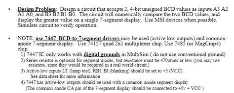 Solved Design Problem Design A Circuit That Accepts Chegg