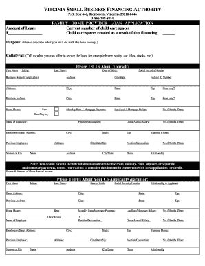 VIRGINIA SMALL BUSINESS FINANCING AUTHORITY Dba Virginia Fill And Sign Printable Template Online
