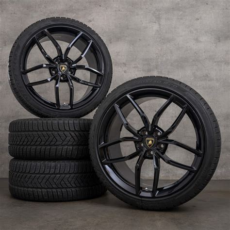 Lamborghini Huracan Winter Wheels 20 Inch Rims Tires Mimas 65 Mm