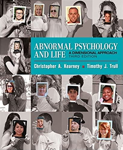 Pdf Abnormal Psychology And Life A Dimensional Approach 3rd