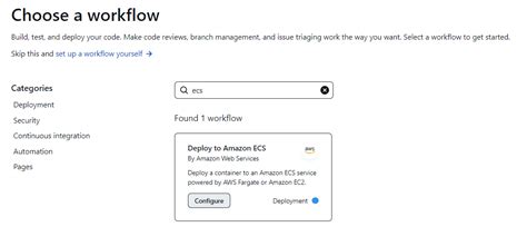 Deploy 작업의 컨베이어벨트 Github Action Ecs