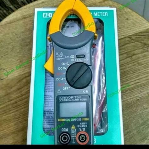 Promo Kyoritsu Digital Clamp Meter 203 Tang Ampere Ac Dc Diskon 4 Di