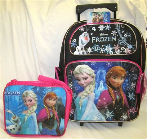 Disney Princess Rolling Backpack With Lunch Box Lunch Box