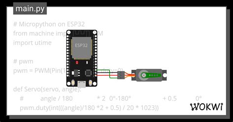 Servo 1 Wokwi Esp32 Stm32 Arduino Simulator