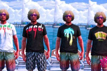 Designer Tee Pack For MP Male FiveM Ready Textures GTA Mods