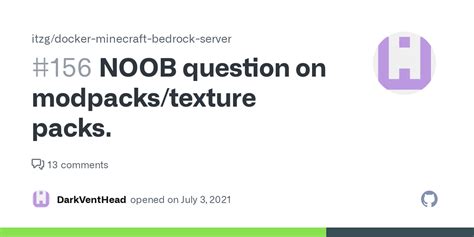 noob question on modpacks texture packs · issue 156 · itzg docker
