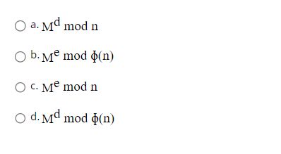 Solved Q In RSA Digital Signature Scheme The Signing Chegg