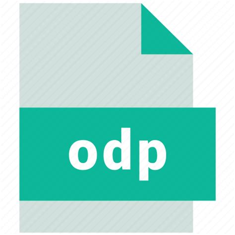 Odp Presentation File Format Icon Download On Iconfinder
