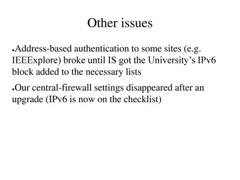 Ipv6 Investigation Within Informatics George Ross Ppt Download