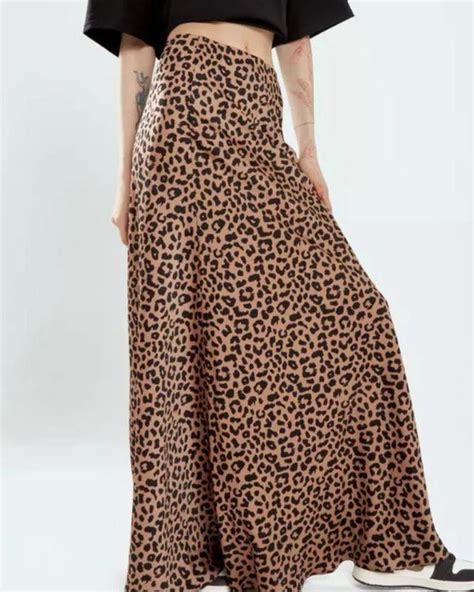 Спідниця леопард максі — ціна 300 грн у каталозі Довгі спідниці Купити