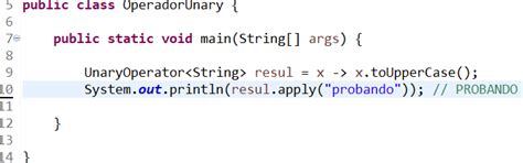 Java 8 Interfaz Funcional Unaryoperator