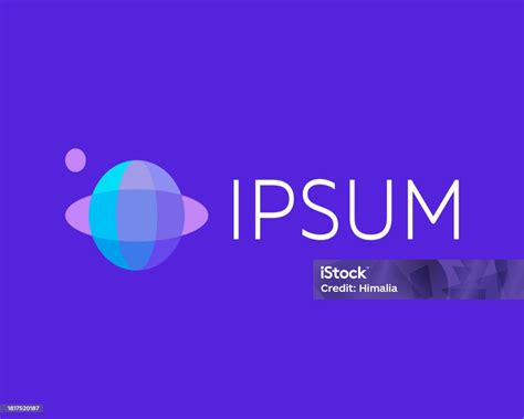 추상적인 행성 및 위성 벡터 로고 템플릿입니다 크리에이 티브 태양계 우주 달 로고 타입입니다 우주 은하계 글로벌 기호 0명에 대한 스톡 벡터 아트 및 기타 이미지 Istock