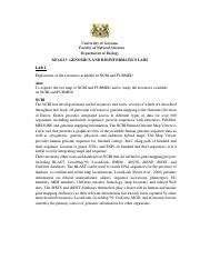 Exploring Genomics And Bioinformatics Resources In NCBI And Course Hero