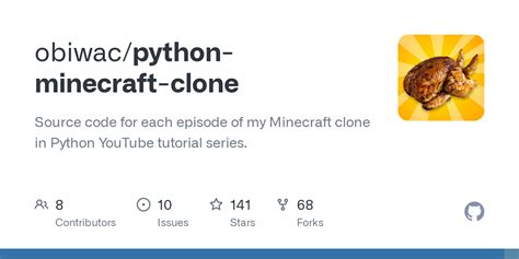 GitHub Obiwac Python Minecraft Clone Source Code For Each Episode Of My Minecraft Clone In
