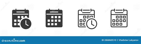 Deadline In Line Design Deadline Time Limit Countdown Clock Urgency Schedule Due Date On