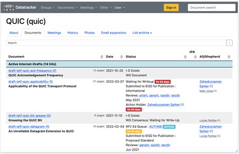 ietf ietf datatracker updates and service outages planned