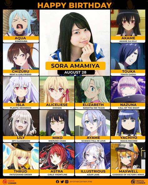 Best Sora Amamiya Images On Pholder Seiyuu Konosuba And Kanojo Okarishimasu