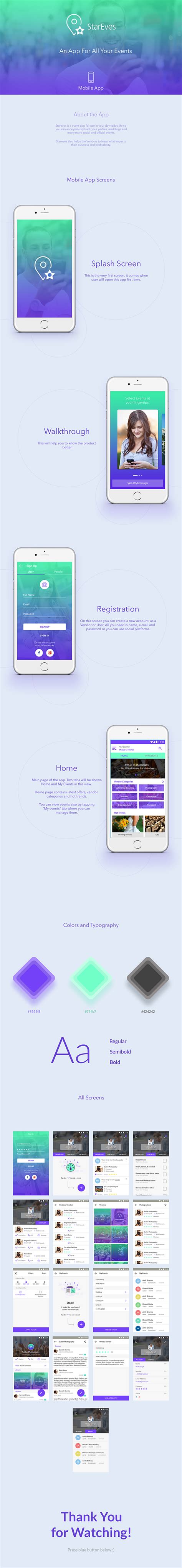 Event App UI UX Design On Behance Event App UI UX Design On Behance