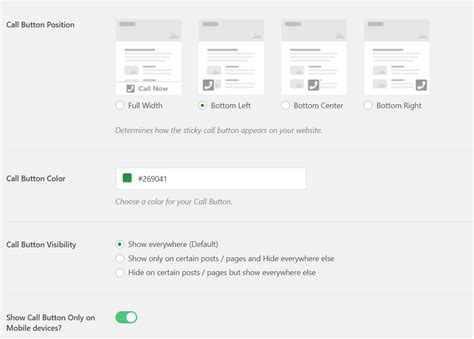 Add Floatingstatic Call Now Button To Wordpress Wp Call Button Wp