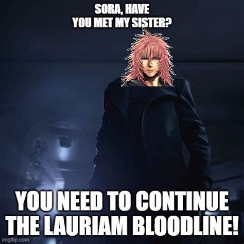 When Lauriam Talks To Sora In Kh4 Rkingdomhearts