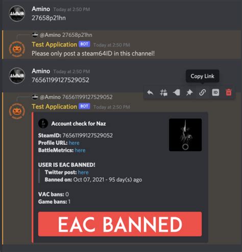 Rust EAC Ban Checker Discord Bots Codefling