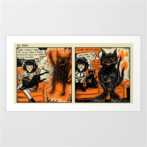 Diy Yokai Art Print By Elena Fox Society6