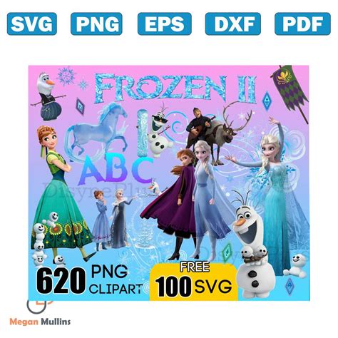 Frozen Elsa And Anna Bundle PNG Inspire Uplift