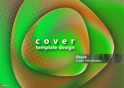 그라데이션 메쉬와 둥근 부드러운 삼각형 돌 포스터 배너 전단지 및 프리젠 테이션을위한 다채로운 액체 모양 부드러운 색감과 매끄러운 조화 0명에 대한 스톡 벡터 아트 및 기타