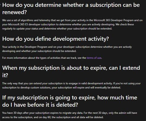 Microsoft 365 E5 Developer Program Subscription Showing As Inactive And