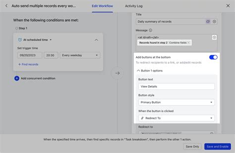 Send Messages With Multiple Records Using Automated Workflow
