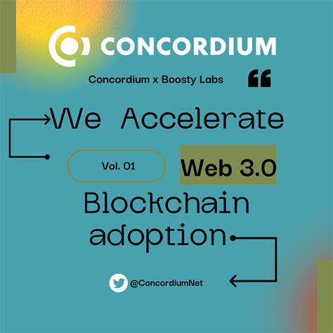 Concordium And Boosty Labs Accelerating Enterprise Blockchain Adoption By Eduemmanuel