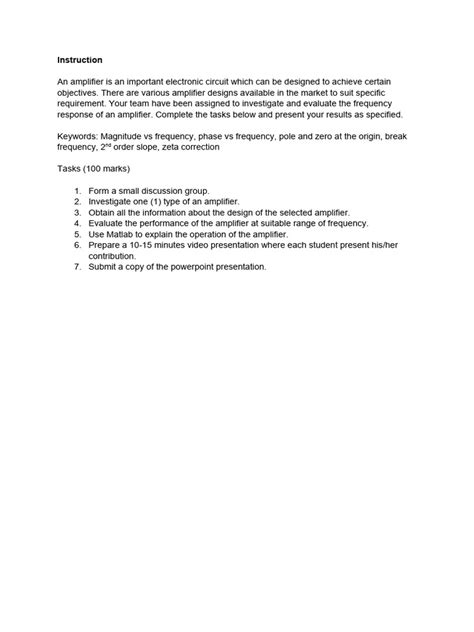 control system pdf amplifier information and communications