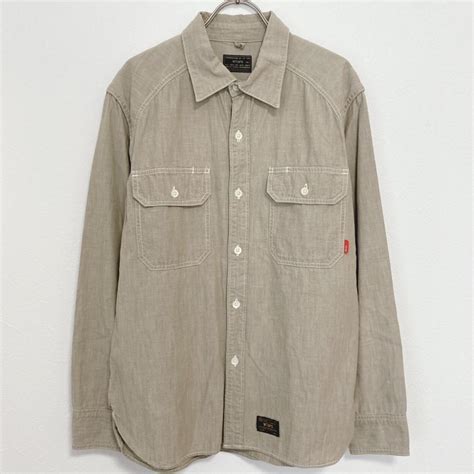 Wtaps Seagull Shirt Chambray ベージュ S メルカリ