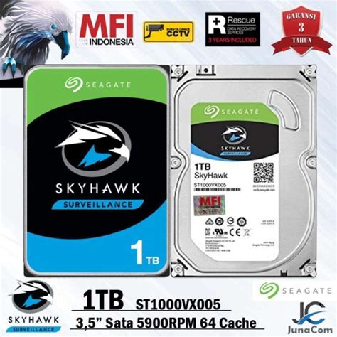 Promo Hdd Internal 3 5 Seagate 1 Tb Skyhawk Surveillance For Cctv Diskon 13 Di Seller Ghazlan
