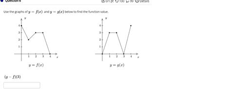 Solved Use The Graphs Of Y F X And Y G X Below To Find The Chegg Com