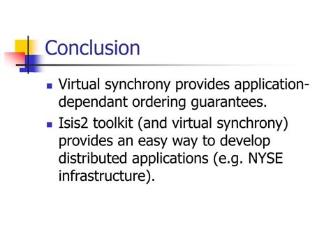 Ppt Exploiting Virtual Synchrony In Distributed Systems Powerpoint Presentation Id316389