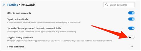 How To Enable Or Disable Password Suggestions In Microsoft Edge