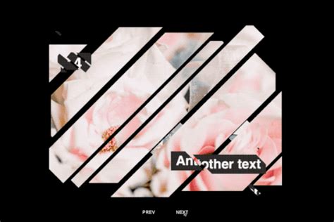 Animated Fragment Slideshow Webflow