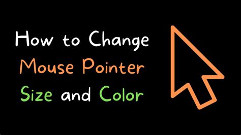 How To Change Your Mouse Pointer Size And Color Free Technology For Teachers