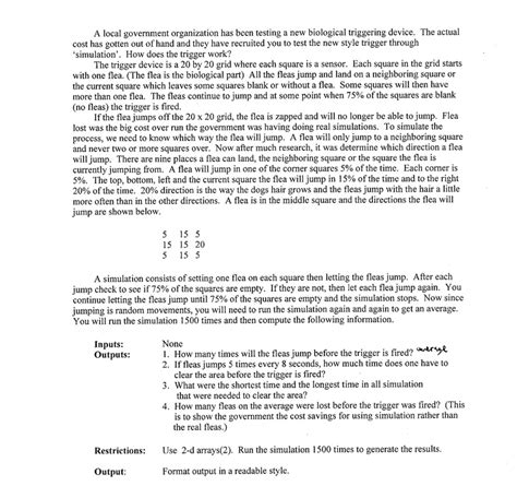 Solved This Is A C Simulation Program That Deals With Chegg
