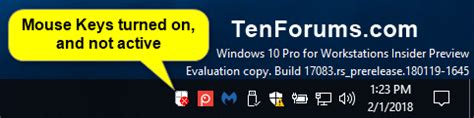 How To Turn On And Off Mouse Keys In Windows Tutorials
