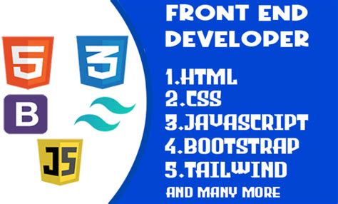 Be Your Front End Web Developer Html Css Javascript By Imtiaz Fiverr