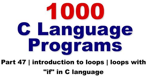 Part 47 1000 C Language Programs In Telugu C Language Tutorials In